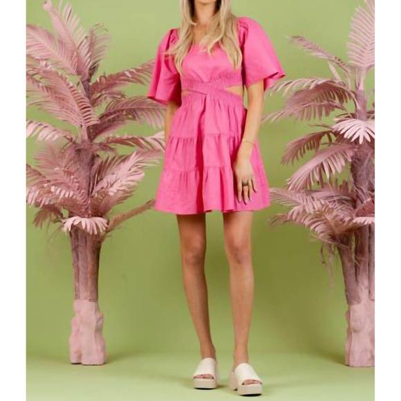 Lucca | Dresses | New Lucca Get Obsessed Dress In Pink | Poshmark